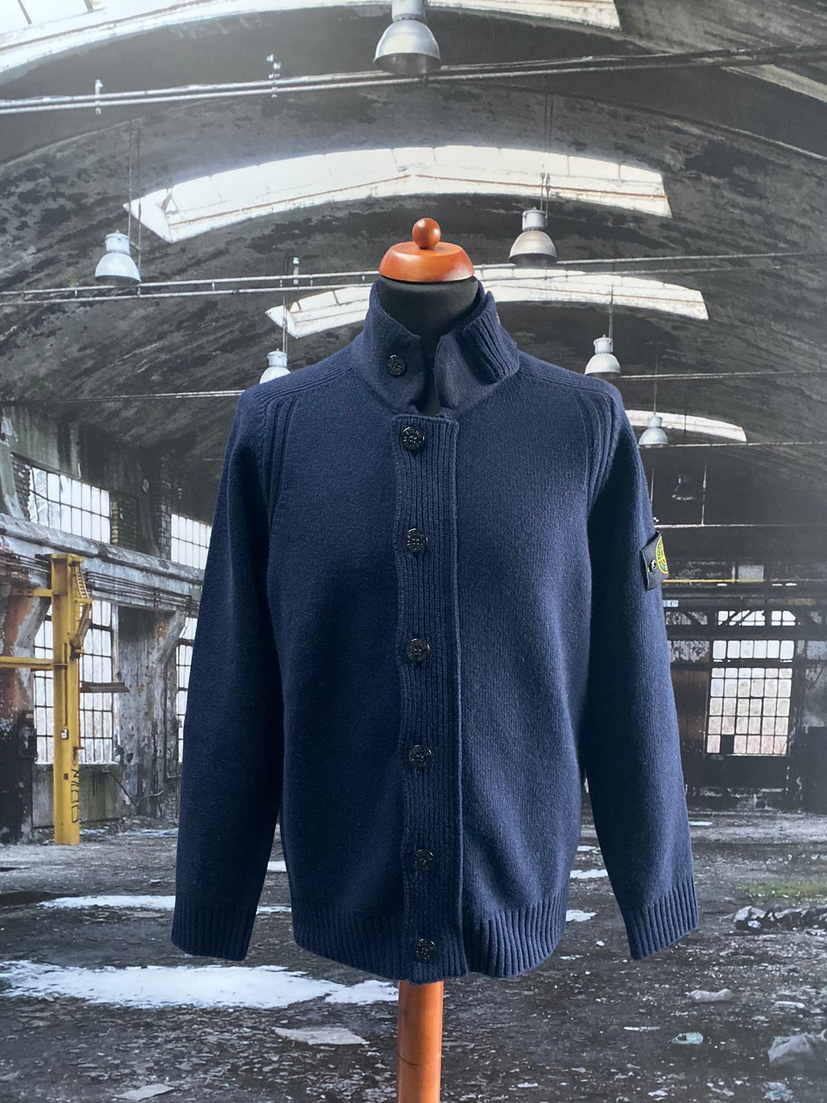 Stone island full zip wool knit - X Clothing