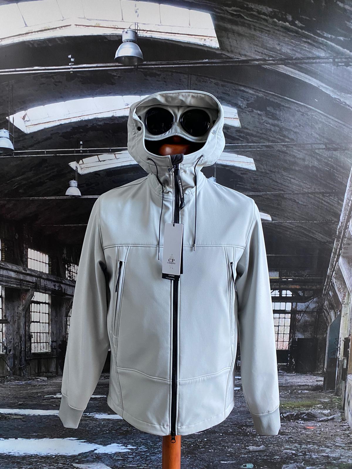 C.P. COMPANY GOGGLE SOFT SHELL JACKET - X Clothing