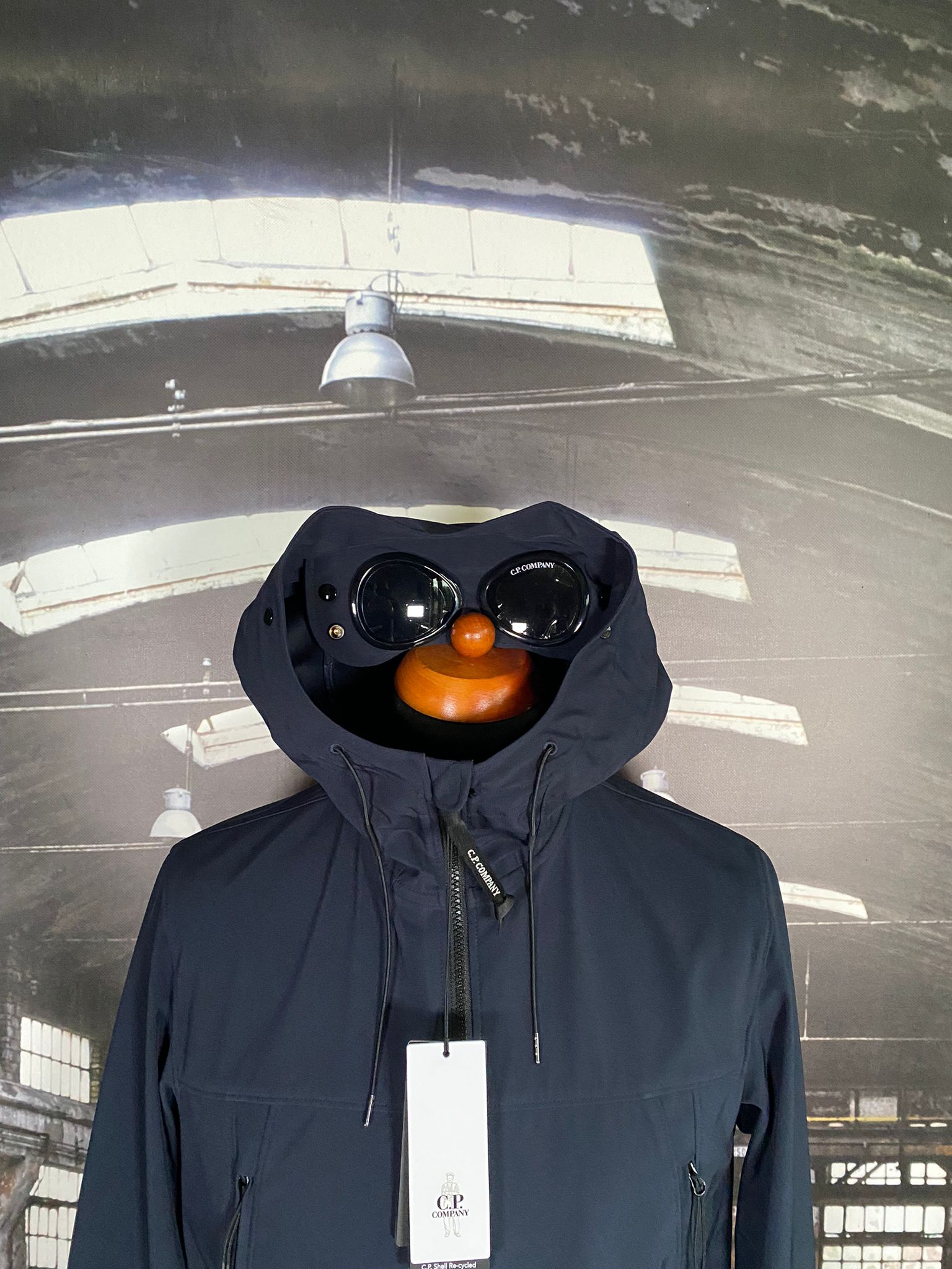 C.P. COMPANY SHELL-R GOGGLE JACKET - X Clothing