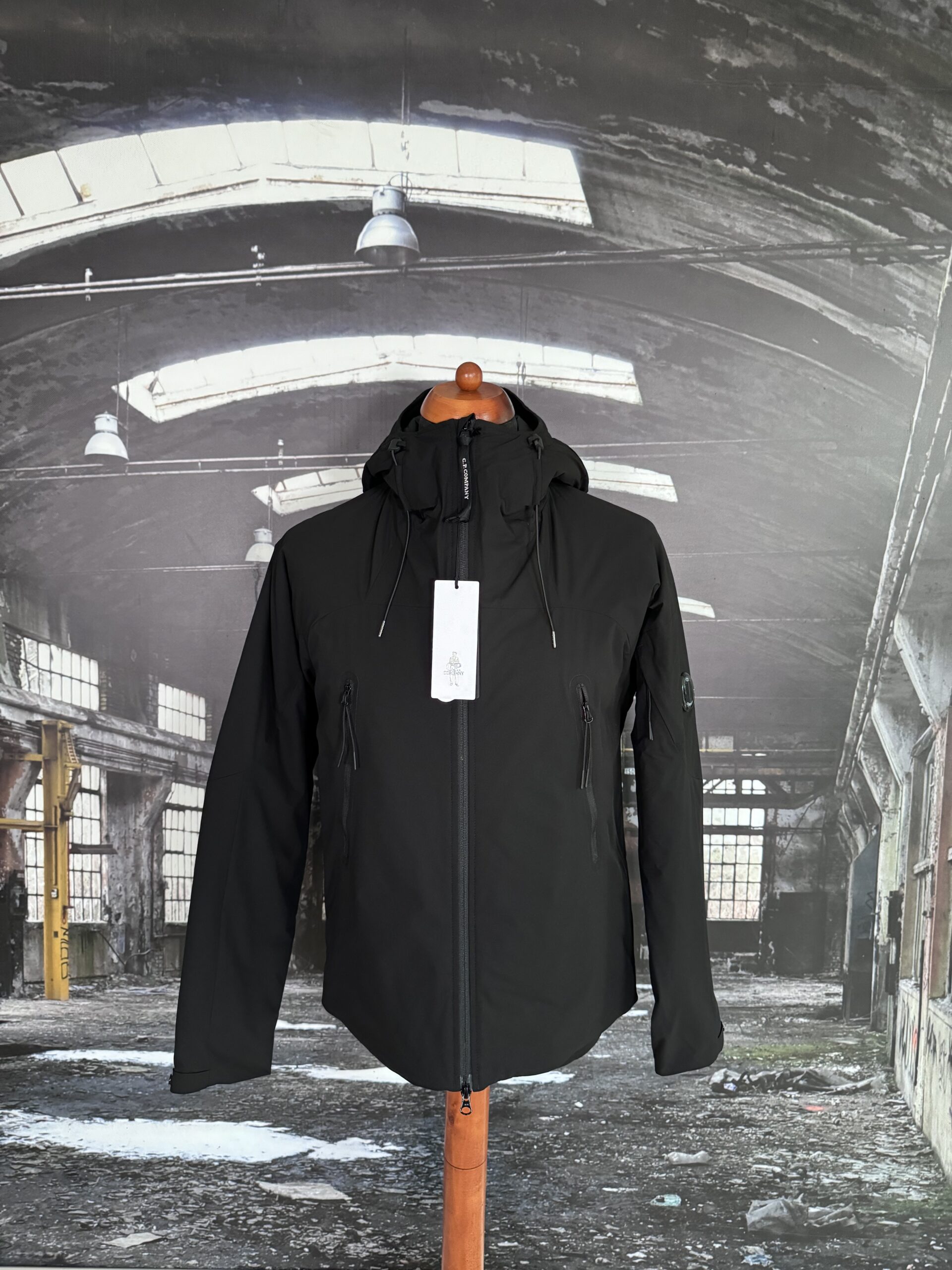 C.P. COMPANY PRO TEK HOODED PADDED JACKET - X Clothing